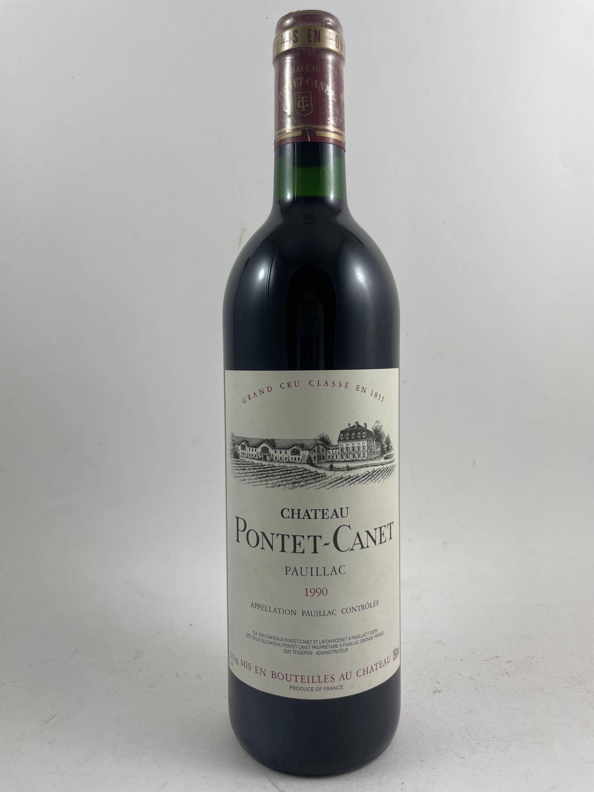 Château Pontet-Canet 1990 | Vin rouge d'exception - Pauillac