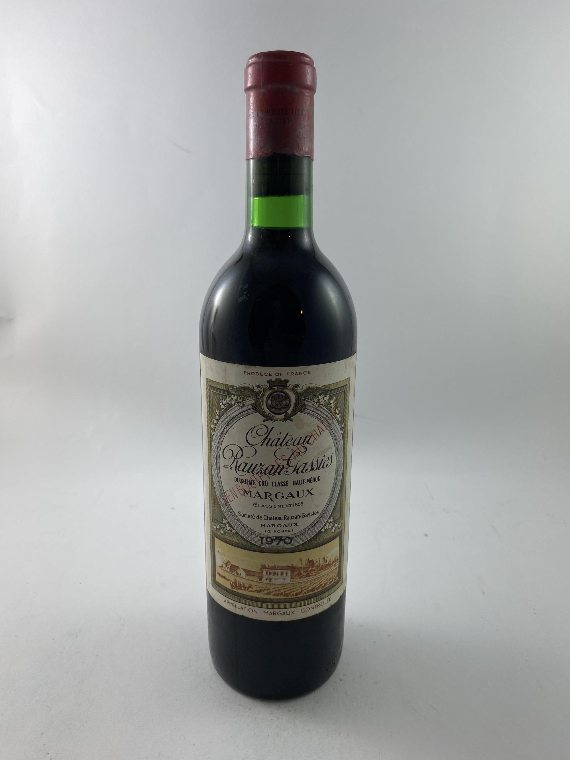 Château Rauzan-Gassies 1970 - Express Wine