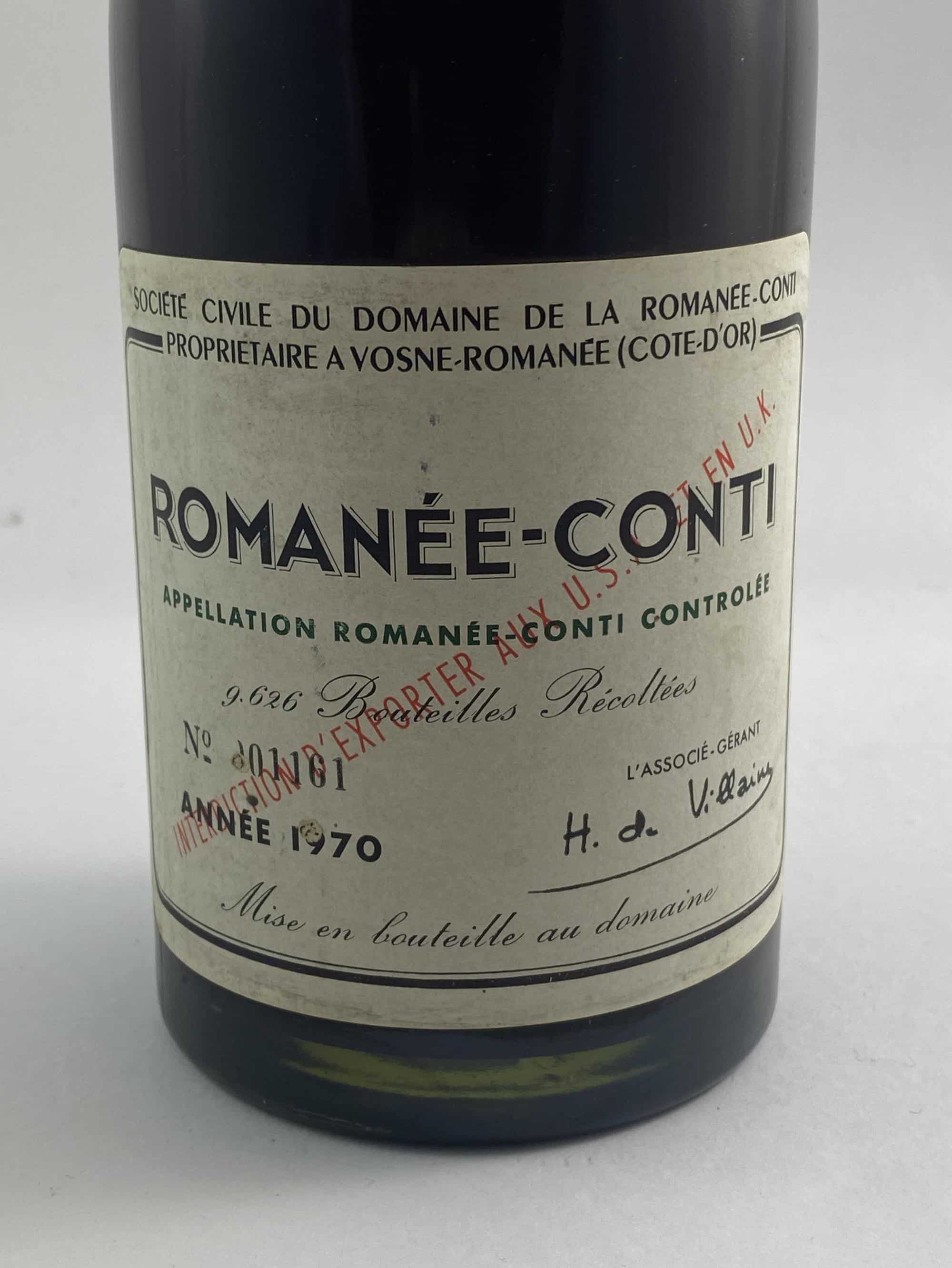 Romanée-Conti - Domaine de la Romanée-Conti 1970 - Express Wine
